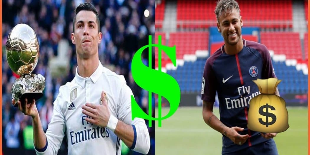 Top 10 of the richest football players in the world in 2020