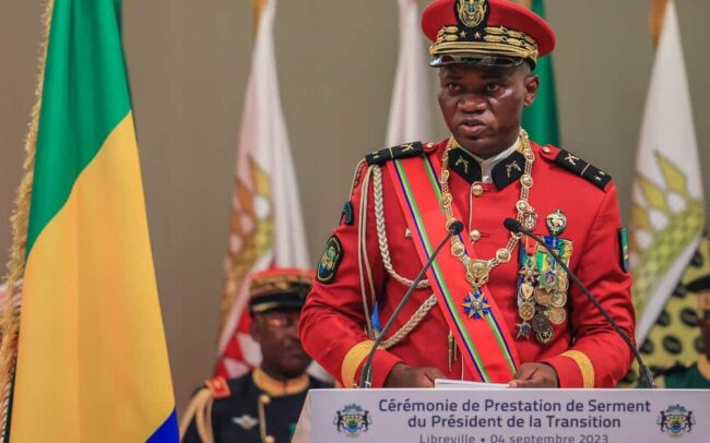 Gabonese coup leader appoints new parliament