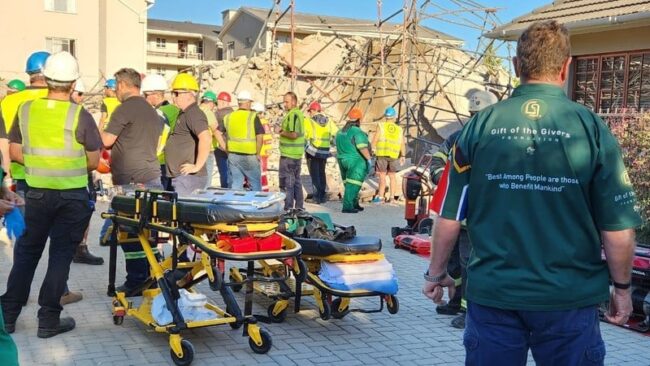 Heavy toll after collapse of multi-storey building in South Africa